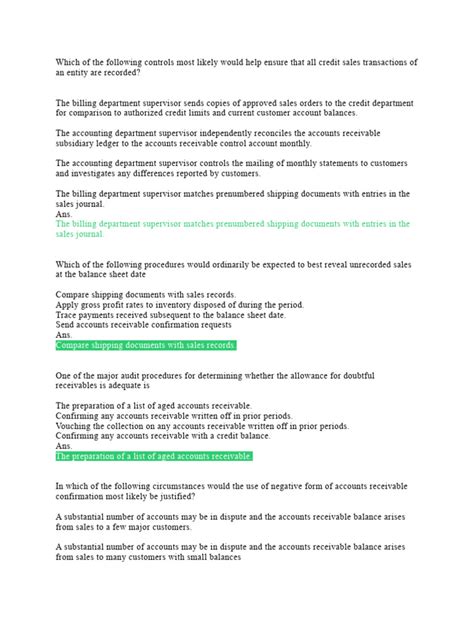 Performing Substantive Tests Of Transactions And Balances Pdf