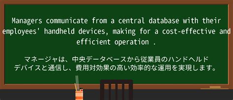 【英単語】efficient Operationを徹底解説！意味、使い方、例文、読み方 おもしろい英文法
