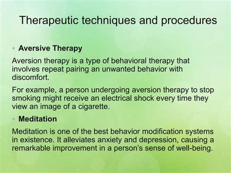 Behavioral Modification Ppt