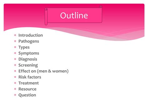 Std Sexually Transmitted Diseases Pptx