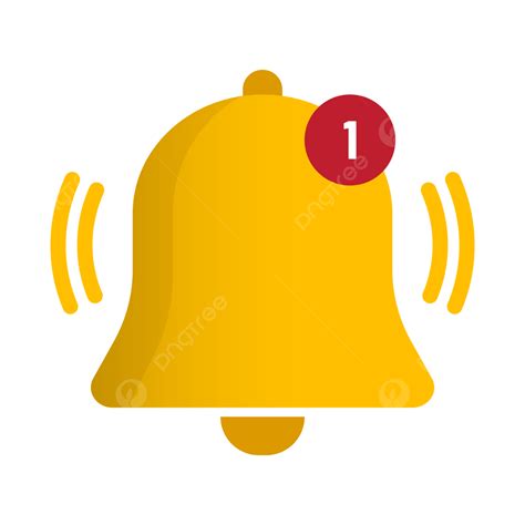 Notification Gold Bells With Vibrate Vector Notification Bells
