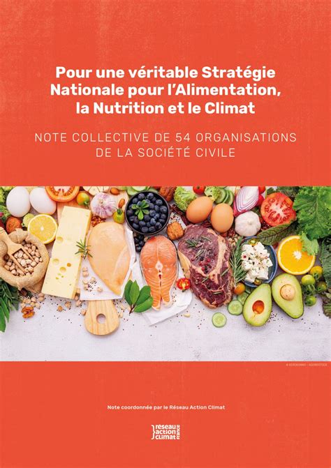 Snanc Alimentation Climat Santé Nutrition Transition écologique