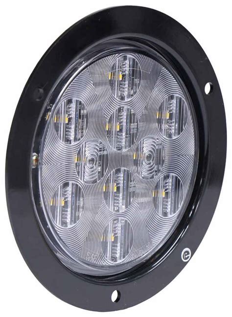 Optronics Led Backup Light Submersible 10 Diodes Round Clear