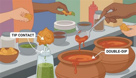 Street Stall Condiment Stations How To Spot Shared Sauce Contamination