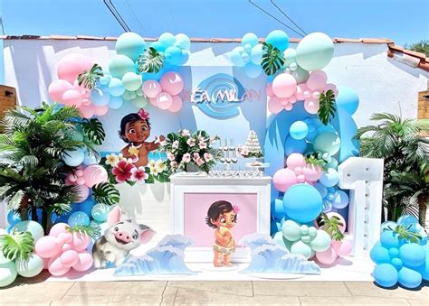 Moana Summer Birthday Moana Birthday Decorations Moana Birthday Party Moana Birthday Party Theme