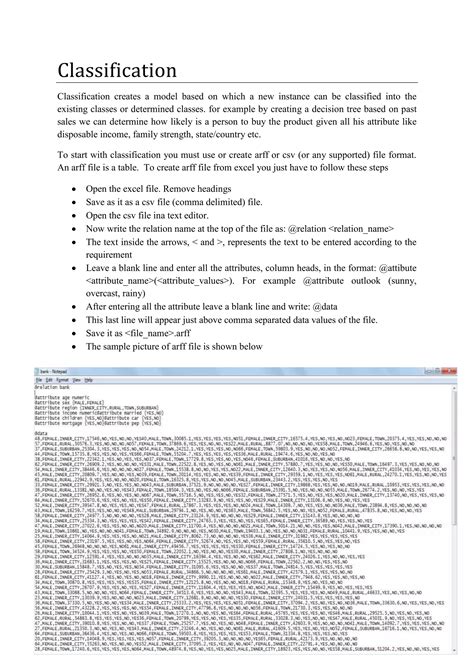 Data Mining Techniques Using Weka Docx Computing Technology