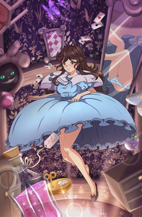 Tanya Floating Down The Rabbit Hole By Sugarnhoney On Deviantart