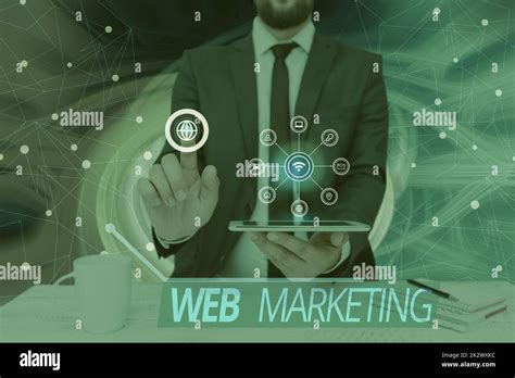 Handwriting Text Web Marketing Word Written On Electronic Commerce
