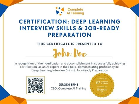Certification Deep Learning Interview Skills And Job Ready Preparation