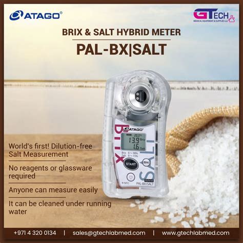 Gtechlabmed Atago Brixmeter Saltmeter Hybridmeter Laboratorytech