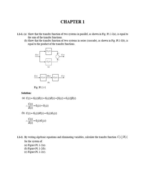 Solution Manual For Digital Control System Analysis And Design 4th