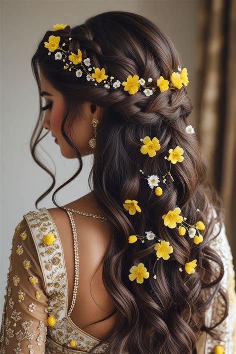 Indian Bridal Hairstyle 2025 Hair Styles With Flowers Indian Indian