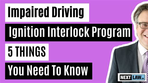 Ignition Interlock Program 5 Key Facts For Dui Offenders