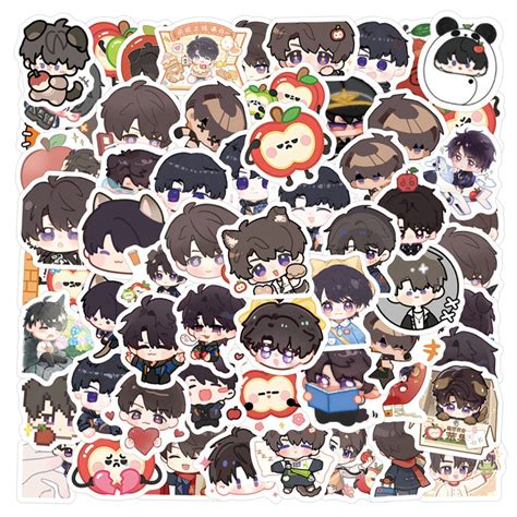 105pcs Lot Love And Deepspace Caleb Xia Yizhou Stickers Toy Waterproof Computer Mobile Phone