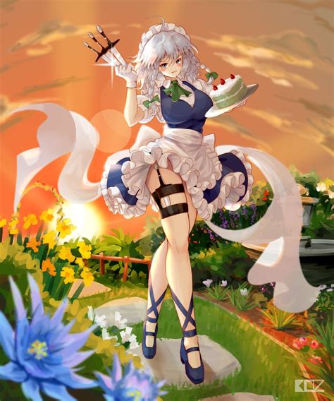 Izayoi Sakuya Touhou Drawn By Edz Drawz Danbooru