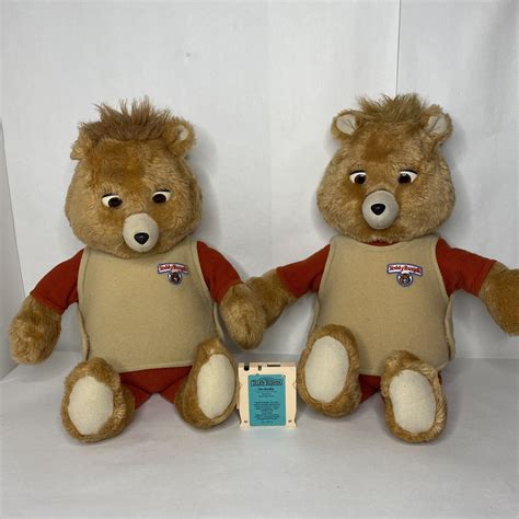 Vintage Teddy Ruxpin Talking Animated Cassette Playing Stuffed Plush