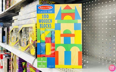 Melissa And Doug 100 Piece Blocks Set 10 At Walmart Free Stuff Finder
