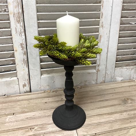 Green Hops Greenery Small Wreath And Candle Ring Cornucopia