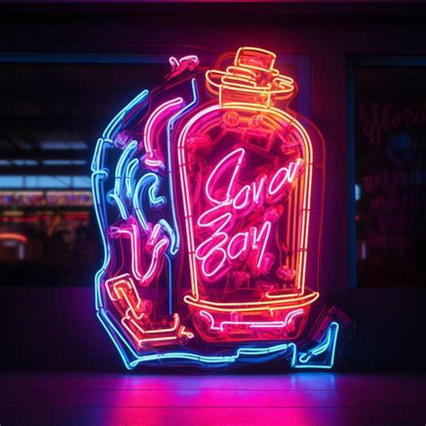 Premium Ai Image The Art Of Neons Glowing Seduction