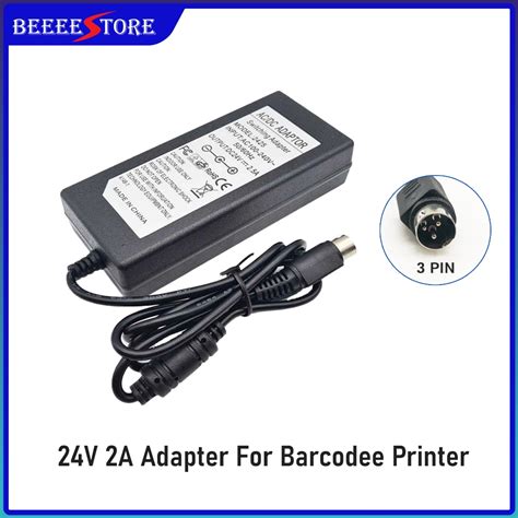 Epson Printer Power Adaptor Dc24v 2a 25a Adapter For Barcode Printer