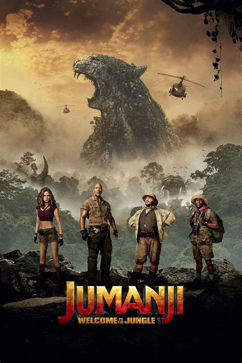 Jumanji Welcome To The Jungle 2017 Posters — The Movie Database Tmdb