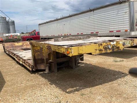 1994 Fontaine Double Drop Trailer With Folding Out Riggers No Ramps