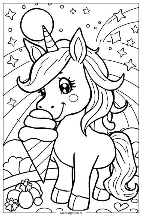 Página Para Colorear De Unicornio Unicornios Para Colorear 2ªed