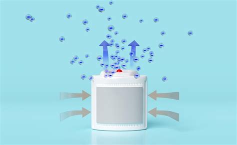 Premium Photo 3d Air Purifier Dehumidifier Misting Fans With Electron
