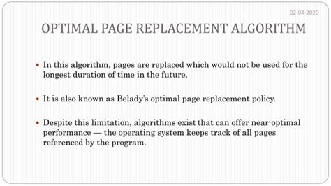 Page Replacement Algorithm Pptx