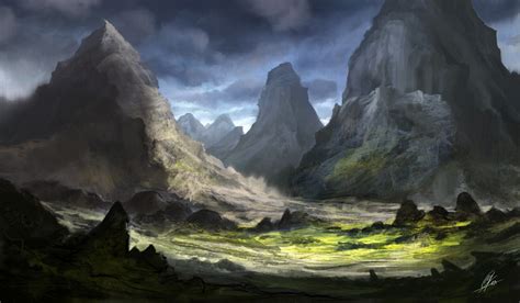 Fantasy Landscape Drawing Tutorial