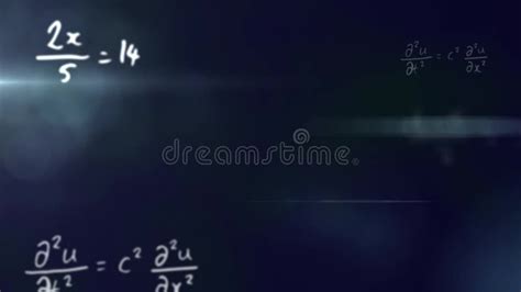 Dynamic Math Equation Animation Stock Video Video Of Visualization