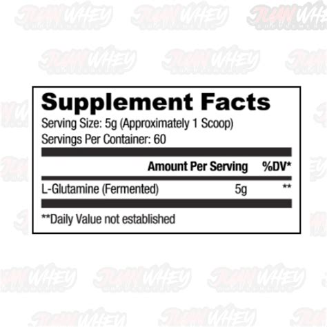 Ryse Fermented L Glutamine Element Series 300grams Juan Whey