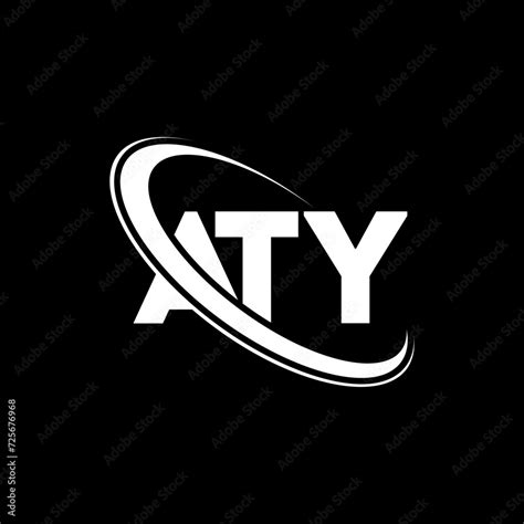 Aty Logo Aty Letter Aty Letter Logo Design Initials Aty Logo Linked With Circle And Uppercase