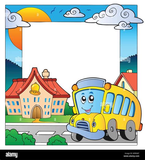 School Theme Frame 5 Stock Vector Image And Art Alamy