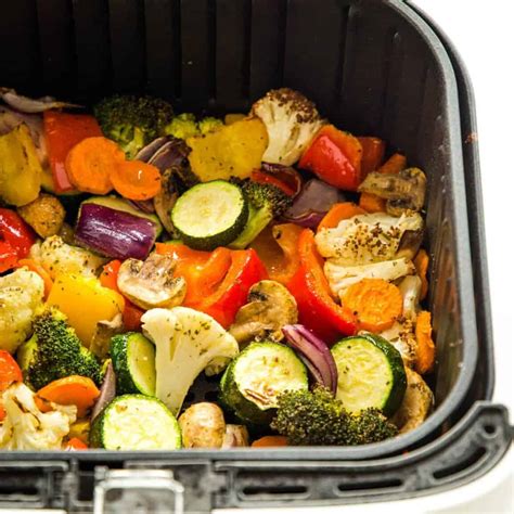 Air Fryer Roasted Vegetables The Busy Baker