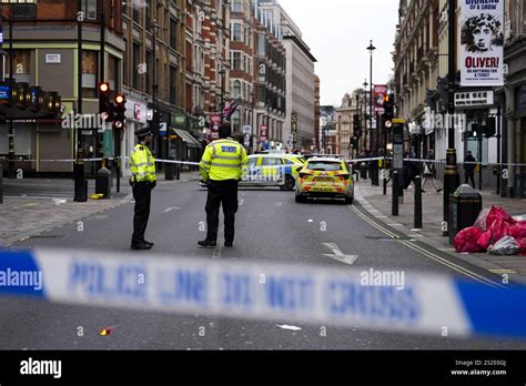 File Photo Dated 251224 Of The Scene On Shaftesbury Avenue In Central London After A Car Was