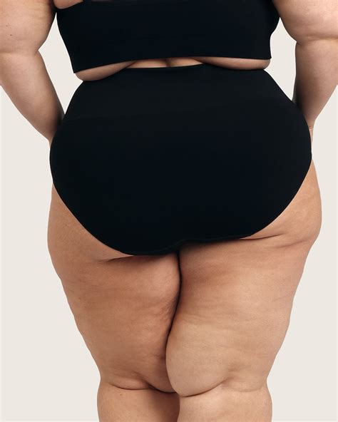 Womens Bamboo Shaper High Cut Full Briefs In Black Boody Us