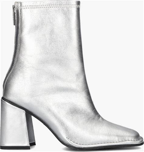 Zilveren Bronx Enkellaarsjes Sonn Y 34240 Omoda