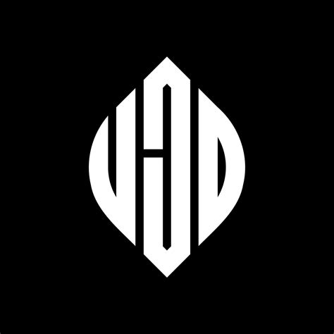 Ujo Circle Letter Logo Design With Circle And Ellipse Shape Ujo