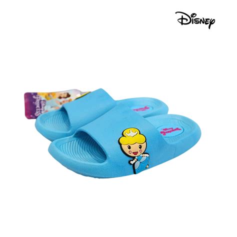 Disney Princess Chibi Cinderella Slides Slippers Cd22038s Shopee