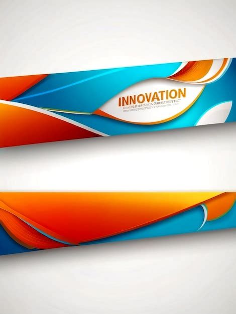 Premium Vector Vector Innovation Banner Isolated