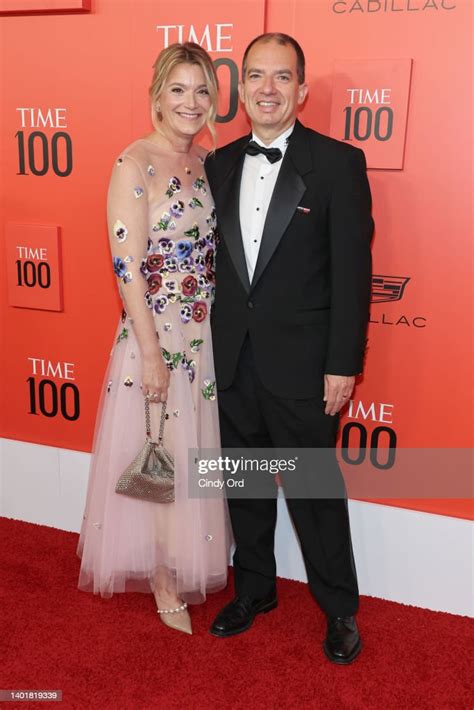 Brenda Bancel And Stéphane Bancel Attend The 2022 Time100 Gala At