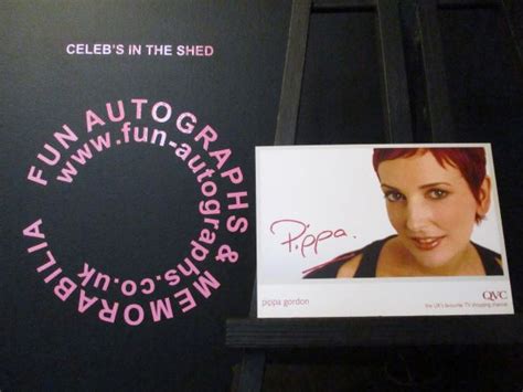 Pippa Gordon Original Pre Print Qvc Cast Card