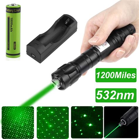 Green Laser Pointer Stars