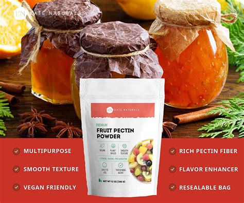 Kate Naturals Fruit Pectin For Canning Jam And Jelly 12oz 100