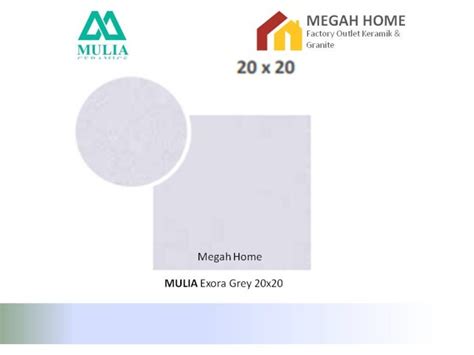 Jual Keramik Mulia Exora Grey 20x20 Kab Tangerang Megah Home Tokopedia