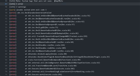 Inconsistent Javadoc Generation Failure When Referencing Excluded Classes Issue Sbt Sbt