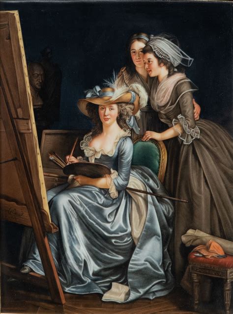 Adelaide Labille Guiard Self Portrait With Two Pupils Mutualart