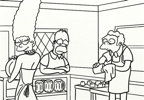 Marge Simpson Working For Moe By Kuroishin On Deviantart