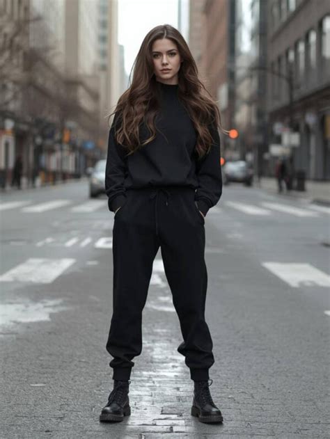 30 Black Sweatpants Outfit Ideas That Are Effortlessly Chic